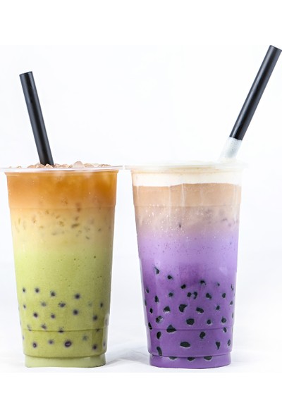 Bursa Pipet Frozen Smoothie Milkshake ve Bubble Tea Uyumlu Pipet Kalın Kokteyl Pipet 50 Adet