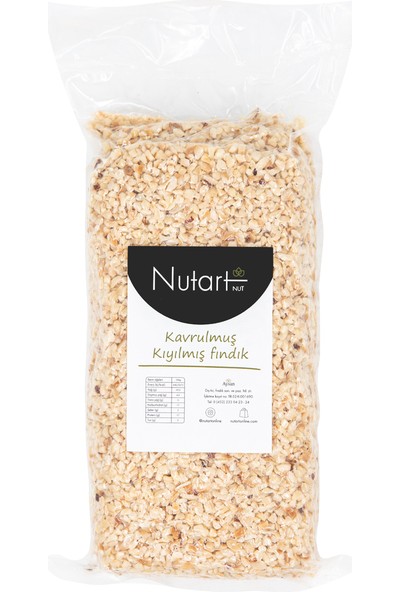 Nutart Kıyılmış Fındık Vakum 500 gr Nutart Kıyılmış Fındık Vakum 500 gr