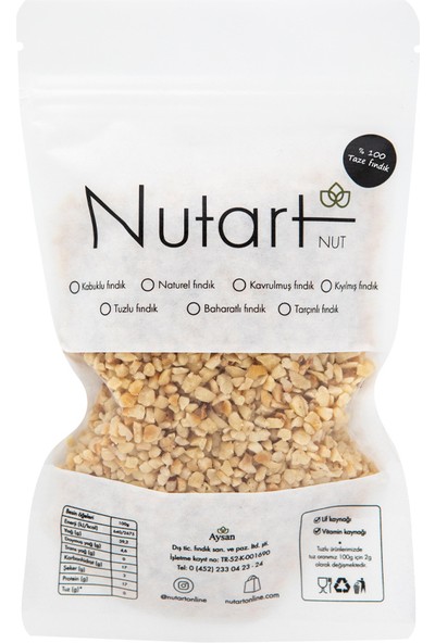 Nutart Kıyılmış Fındık Mini Doypack 150 gr Nutart Kıyılmış Fındık Mini Doypack 150 gr