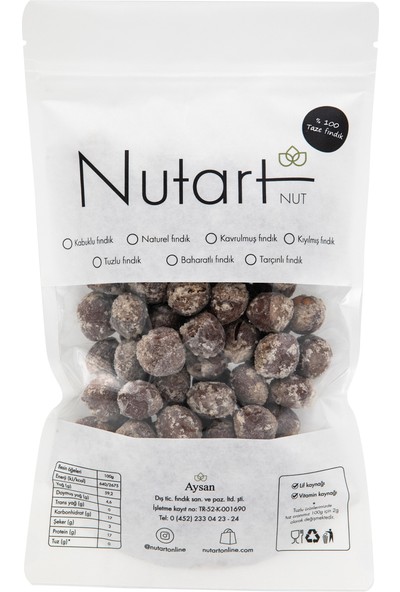 Nutart Kavrulmuş Tuzlu Kabuklu Fındık Doypack 500 gr Nutart Kavrulmuş Tuzlu Kabuklu Fındık Doypack 500 gr