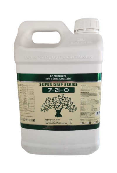 Süper Drip Series 7-21-0 Sıvı 10 Litre Gübre Süper Drip Series 7-21-0 Sıvı 10 Litre Gübre
