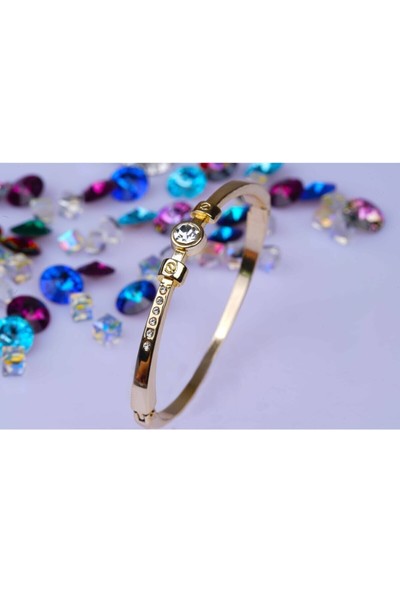 X-lady Accessories Büyük Taşlı Kelepçe Bileklik 759