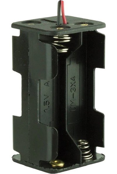 Elektromall 4'lü Aa Boy Pil Yuvası - Pil Kutusu 2x2 Çift Taraflı Elektromall 4'lü Aa Boy Pil Yuvası - Pil Kutusu 2x2 Çift Taraflı