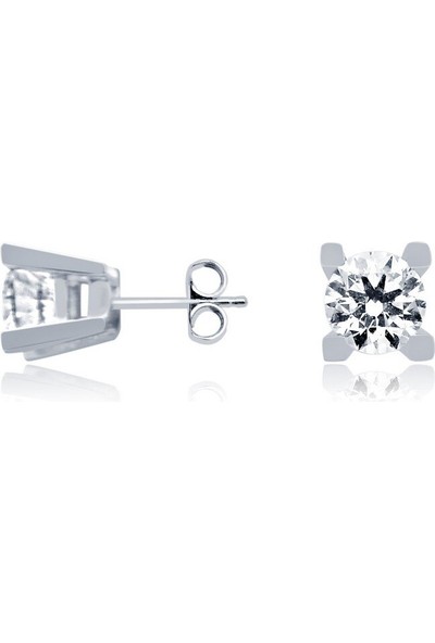 Diamond Line-Gülaylar 0,33 Karat Pırlanta Tektaş Küpe