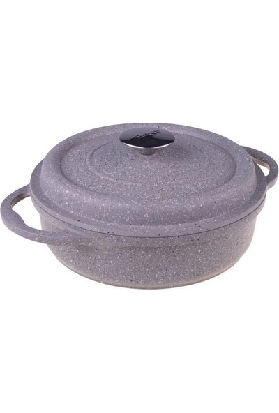 Bambum Glory - Sığ Tencere Platin Gri 24 cm.