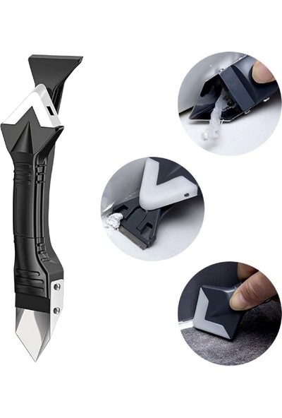 Safestore 3 Ü 1 Arada Fayans Derz Silikon Kazıyıcı Sıyırıcı ve Uygulayıcı Aparat