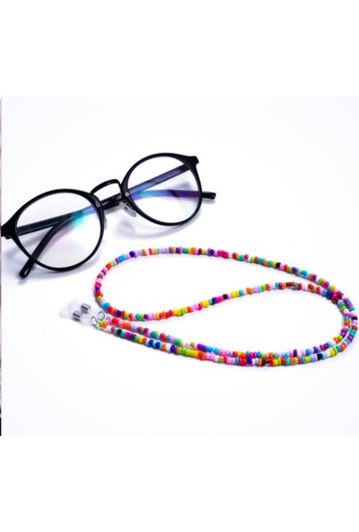 Madam Berra Boncuklu Kadın Güneş Gözlüğü Zinciri Gözlük Ipi Askısı Aksesuarı