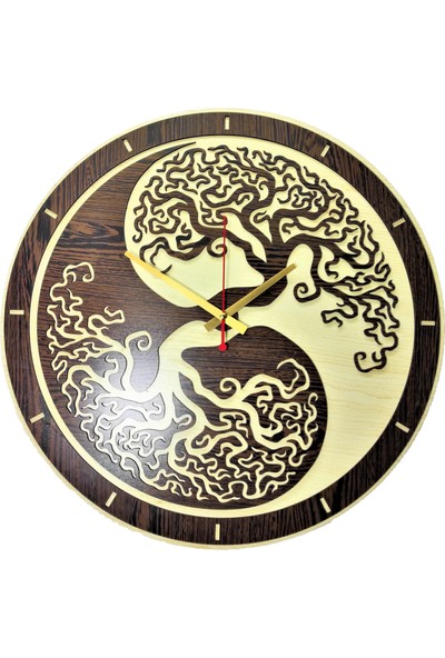 Payitaht Tablo Gölgeli Ağaç Duvar Saati Payitaht Tablo Gölgeli Ağaç Duvar Saati