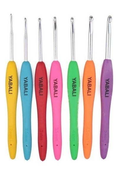 Yabalı Elastik Saplı Yün Tığ Seti 7 Adet Yabalı Elastik Saplı Yün Tığ Seti 7 Adet