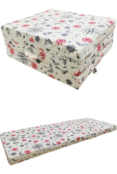 Vip Home Concept Katlanır Yatak Yer Yatağı (10 cm Kalın)Yatak 80X180 Marin 10 cm