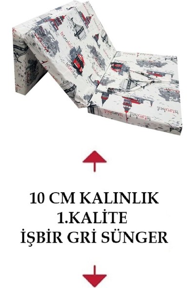 Vip Home Concept Katlanır Yer Yatağı (10 cm Kalın)Sünger Yatak 80X180 Istanbul 10 cm Vip Home Concept Katlanır Yer Yatağı (10 cm Kalın)Sünger Yatak 80X180 Istanbul 10 cm