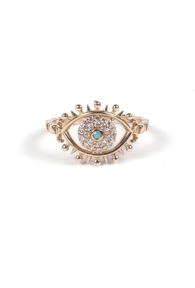 Altın Köşe Swarovski Taşlı Eklem Yüzüğü Altın Köşe Swarovski Taşlı Eklem Yüzüğü