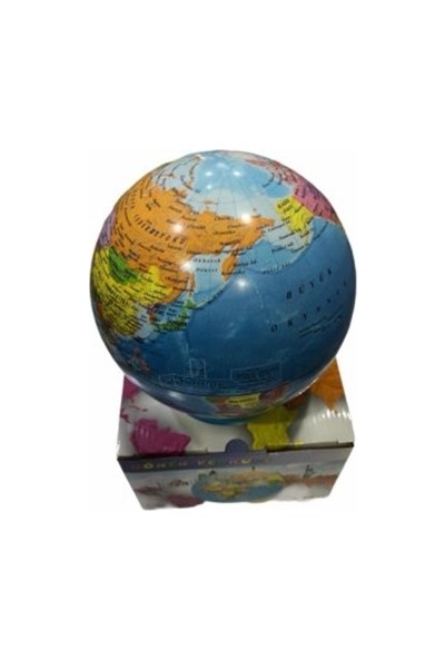 Inox Siyasi Yerküre 16 cm Dönenbsn