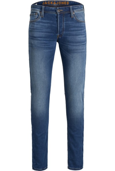 Jack & Jones 12175975_Jjiglenn Jjoriginal Ge 006 Düşük Bel Skinny Fit Düz Erkek Denim Pantolon