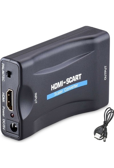 Maxgo HDMI To Scart Av Video Tv Çevirici Dönüştürücü Adaptör Tüplü Tv Maxgo HDMI To Scart Av Video Tv Çevirici Dönüştürücü Adaptör Tüplü Tv