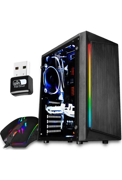 J-Tech Intel Core i3 330M 4GB 250GB HDD Freedos Masaüstü Bilgisayar R106