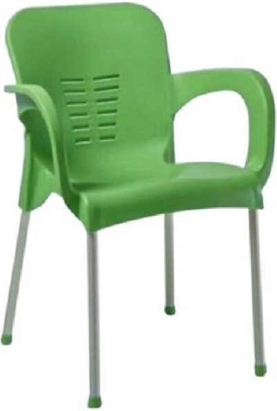Sadık Plastik Metal Ayaklı Eyfel Plastik Sandalye Yeşil