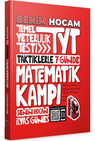 Benim Hocam Yayınları TYT 2022 7 Günde Matematik Kampı Benim Hocam Yayınları TYT 2022 7 Günde Matematik Kampı