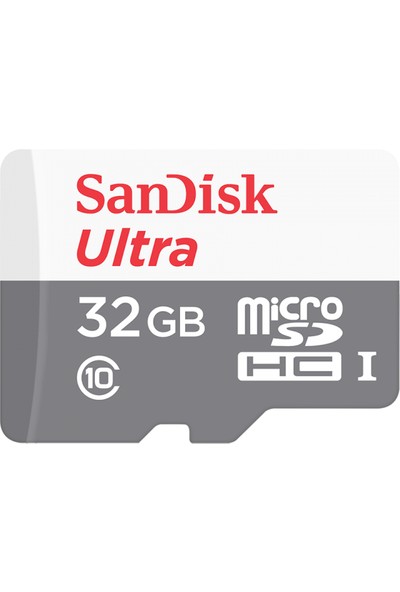 Sandisk Ultra 32 GB Micro SD Hafıza Kartı Sandisk Ultra 32 GB Micro SD Hafıza Kartı