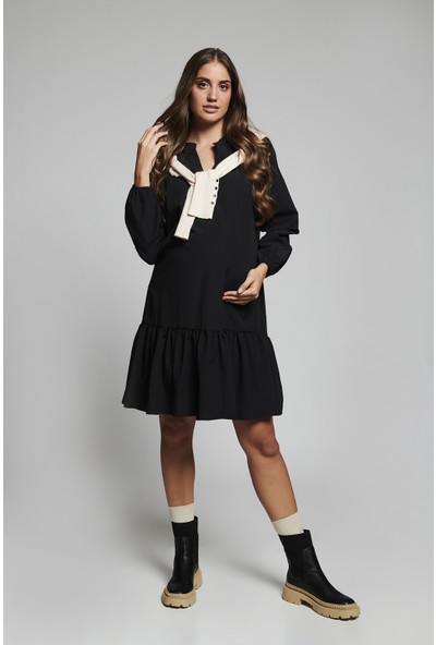 Lyn Mama Nikita Elbise - Siyah