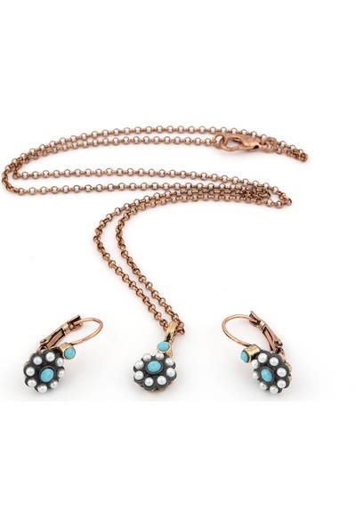 Uslada Bijoux House Inci-Boncuk Bronz Set Uslada Bijoux House Inci-Boncuk Bronz Set