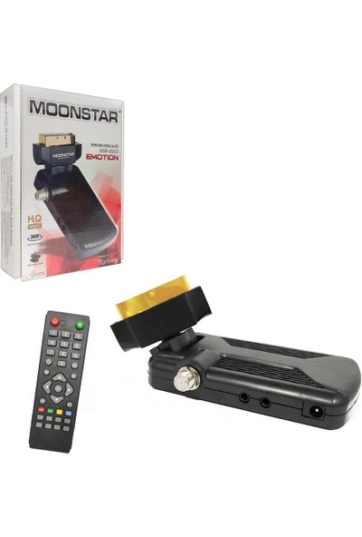 Moonstar DSR-6500 Emotion Mini Scart Uydu Alıcısı Tkgs Destekli Moonstar DSR-6500 Emotion Mini Scart Uydu Alıcısı Tkgs Destekli