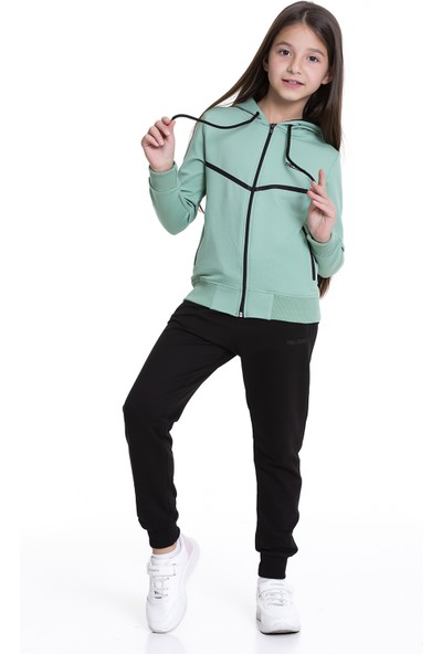 Relissa Relissa fermuarlı Günlük Su Yeşili Kız Çocuk Eşofman Takımı Relissa Relissa fermuarlı Günlük Su Yeşili Kız Çocuk Eşofman Takımı