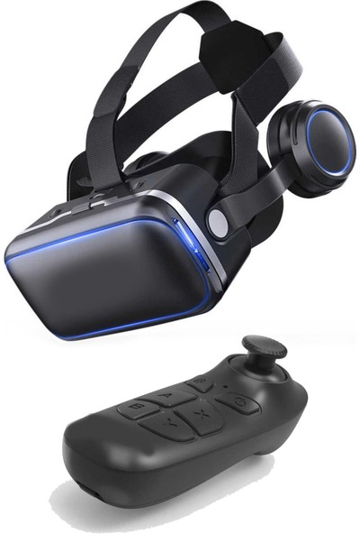 Aksesuarcim Tüm Telefonlar ile Uyumlu 3D Imax Vrbox Sanal Gerçeklik Gözlüğü Kumandalı Aksesuarcim Tüm Telefonlar ile Uyumlu 3D Imax Vrbox Sanal Gerçeklik Gözlüğü Kumandalı