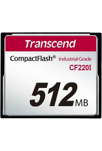 Transcend 512MB CF220I 266X Industrial Hafıza Kartı TS512MCF220I Transcend 512MB CF220I 266X Industrial Hafıza Kartı TS512MCF220I
