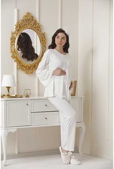 Cossy By Aqua Bayan Lohusa Pijama Takım 19028 Cossy By Aqua Bayan Lohusa Pijama Takım 19028