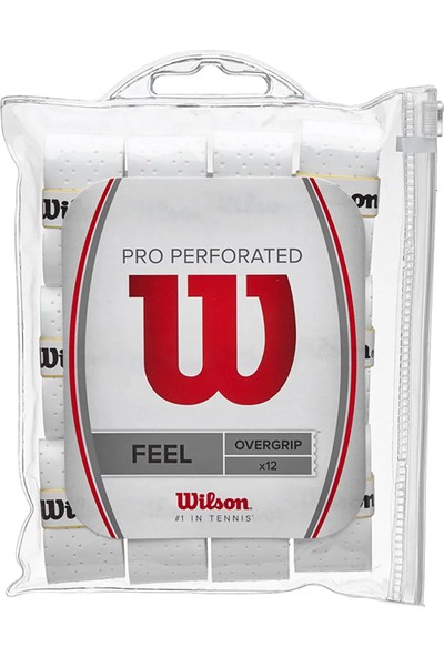Wilson Beyaz 12’li Pro Overgrip Perforated