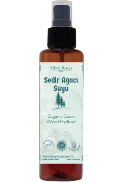 Minia Bahçe Organik Sedir Ağacı Suyu -Yağlı- %100 Doğal, 150ML Minia Bahçe Organik Sedir Ağacı Suyu -Yağlı- %100 Doğal, 150ML