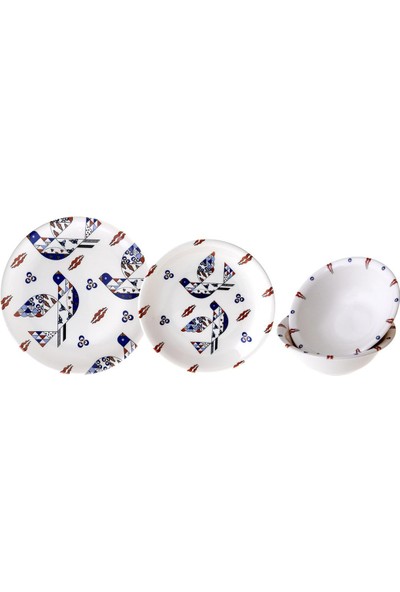 Jumbo Charm 6 Kişilik 18 Parça Yemek Takımı