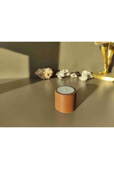 Carmos Terosa Ahşap Mumluk (Ceviz) Carmos Terosa Ahşap Mumluk (Ceviz)