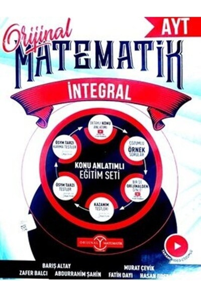 Orijinal Yayınları AYT İntegral Konu Anlatımlı Eğitim Seti Orijinal Yayınları AYT İntegral Konu Anlatımlı Eğitim Seti