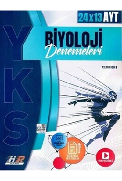 Hız ve Renk Yayınları AYT Biyoloji 24 x 13 Denemeleri