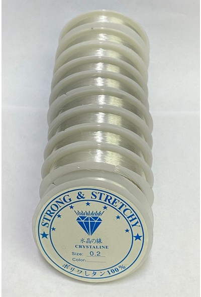 Hayalperest Boncuk Misina 0.2 mm 10 Adet Hayalperest Boncuk Misina 0.2 mm 10 Adet