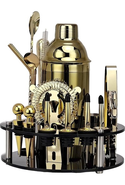 Strade Store 20X Bartent Coktaıl Shaker Bar Acemi Veya Pro Barmen Altın Için Set Yapma (Yurt Dışından) Strade Store 20X Bartent Coktaıl Shaker Bar Acemi Veya Pro Barmen Altın Için Set Yapma (Yurt Dışından)