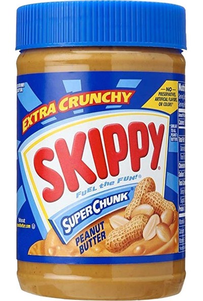 Skippy Fıstık Parçacıklı Yer Fıstığı Ezmesi 454 gr