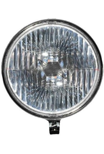 Monero Mobylette Ön Far Yuvarlak Siyah