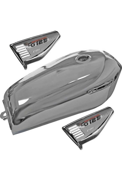 Monero Cg 125 - 150 Nikel Benzin Deposu ve Yan Kapaklar Monero Cg 125 - 150 Nikel Benzin Deposu ve Yan Kapaklar