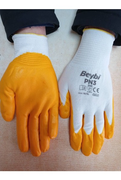 Beybi 12 Çift Beybi Pn3 Nitril Eldiven 10 No