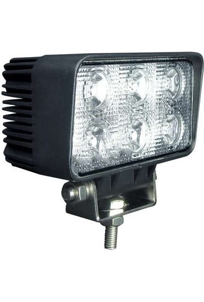 Goldmoon LED Çalışma Lambası Dikdörtgen Çift Sıra 6 LED 18W Goldmoon LED Çalışma Lambası Dikdörtgen Çift Sıra 6 LED 18W