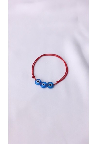 Takı Concept Kırmızı Nazar Boncuklu Ip Bileklik