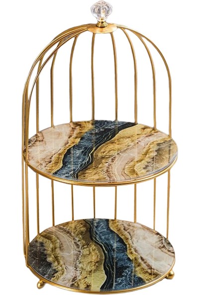 Dolity Kuş Kafesi Makyaj Organizatör Tezgah Depolama Raf Rujları Ekran Standı 2 Katmanlı Yıldız Nehir Dolity Kuş Kafesi Makyaj Organizatör Tezgah Depolama Raf Rujları Ekran Standı 2 Katmanlı Yıldız Nehir