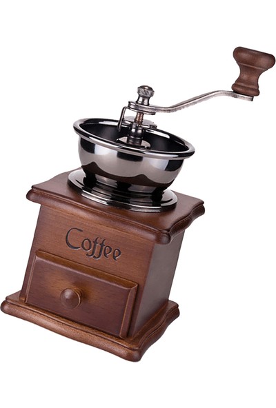 Manuel Kahve Çekirdeği Baharat Fındık Değirmeni El Değirmen Seramik Çekirdek Antika Tarzı