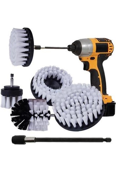 Pars Matkap Uyumlu Uzatma Aparatlı Temizleme Fırça Seti 6 Parça S/b Pars Matkap Uyumlu Uzatma Aparatlı Temizleme Fırça Seti 6 Parça S/b