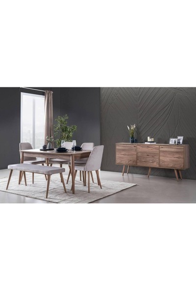 Dekorazi Akasya Yemek Odası Takımı