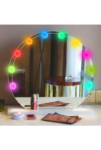 Sge Teknoloji Sge Teknoloji̇ Rgb 10 LED Ampul Ayarlanabi̇li̇r Makyaj Ayna Işiği Sge Teknoloji Sge Teknoloji̇ Rgb 10 LED Ampul Ayarlanabi̇li̇r Makyaj Ayna Işiği