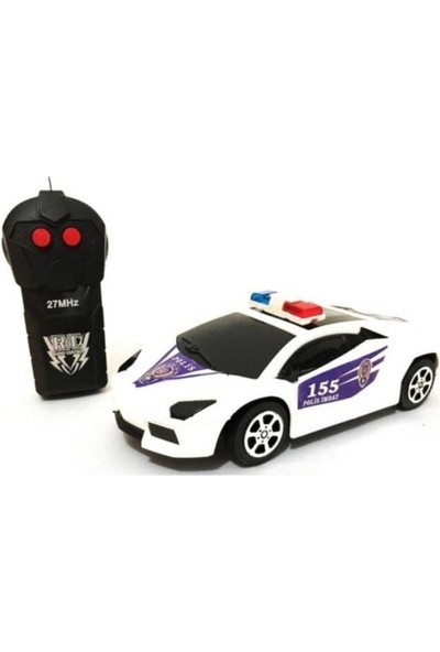 Duman Oyuncak 2 Fonksiyonlu Uzaktan Kumandalı Polis Arabası Pars Polis 20 cm